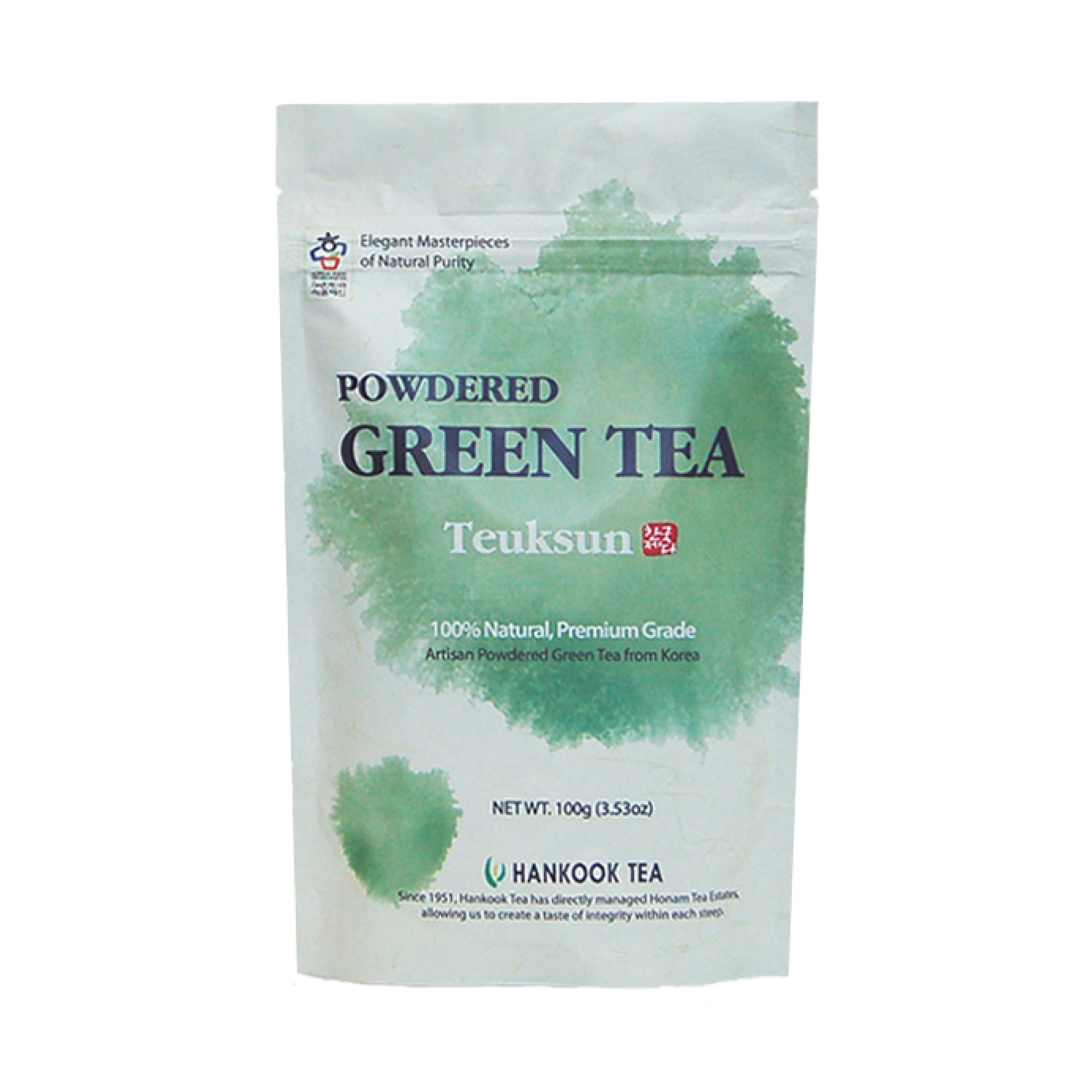 Powdered Green Tea - Premium Grade [100g polybag] – Hankook Tea